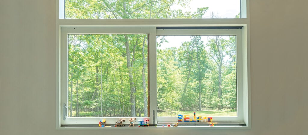 Sliding Windows - Acorn Deck House