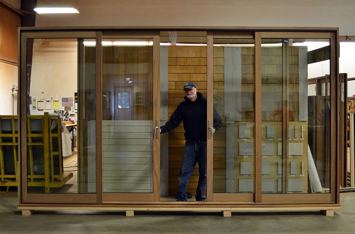 Custom Sliders - Acorn Deck House