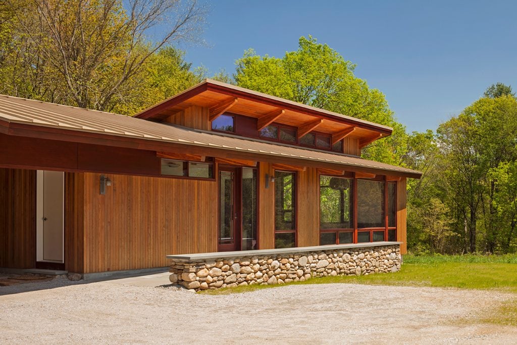 Mahogany Trim - Acorn Deck House